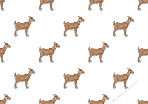 Farm Goat Backing Paper - CUP1044458_1051 | Craftsuprint