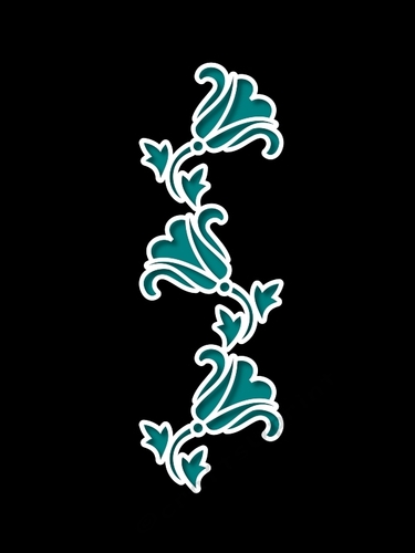 BLOSSOM BORDER TOPPER 1 - CUP1053612_1051 | Craftsuprint