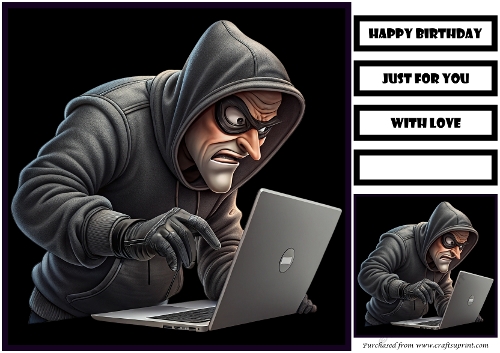 Mean Hacker Quick Card - CUP1360101_1051 | Craftsuprint