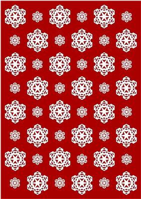 White Christmas Snowflakes Backing Paper 2 - CUP278495_1051 | Craftsuprint