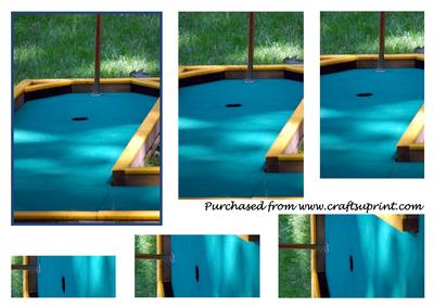 Mini Golf Field Pyramid - CUP306601_1051 | Craftsuprint