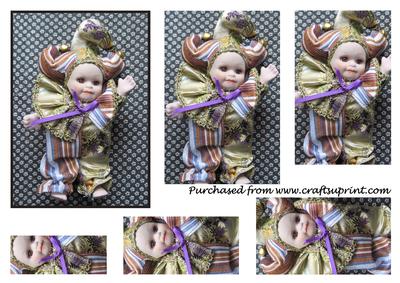 Vintage Jester Puppet Pyramid - CUP307560_1051 | Craftsuprint