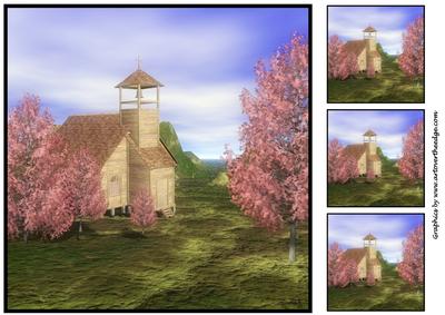 Wooden Church Topper - CUP357037_1051 | Craftsuprint