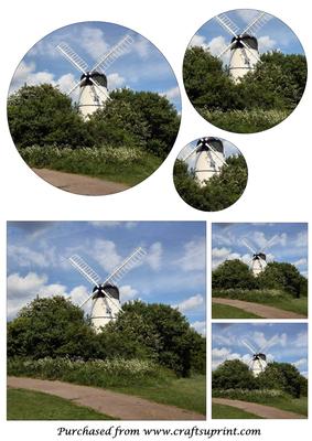 Windmill Circle Pyramid - CUP424291_1051 | Craftsuprint