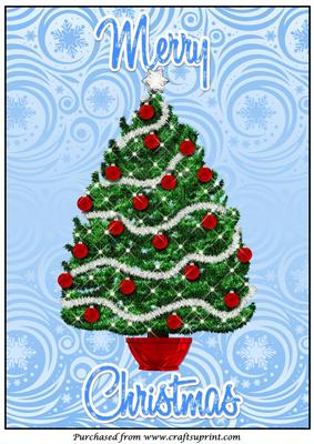 Christmas Tree A4 1 - CUP468316_1051 | Craftsuprint