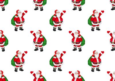 Santa Claus Backing Paper - CUP539862_1051 | Craftsuprint