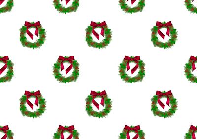 Christmas Wreath Backing Paper 1 - CUP543227_1051 | Craftsuprint