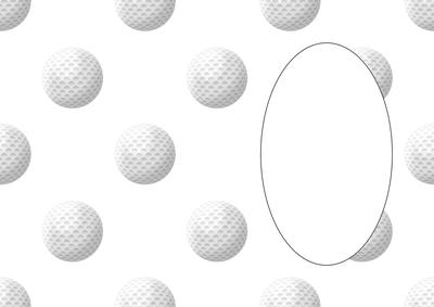 Golf Ball Insert - CUP547486_1051 | Craftsuprint