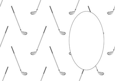 Golf Club Insert - CUP547726_1051 | Craftsuprint