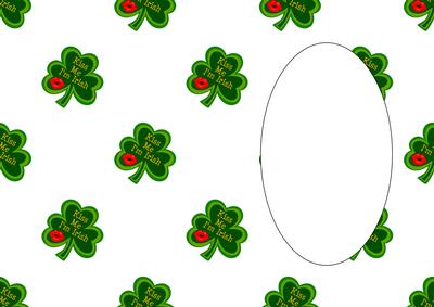 Patricks Day Shamrock Insert - CUP559191_1051 | Craftsuprint
