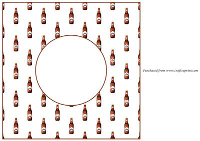 Beer Bottles Insert 8x8 - CUP578224_1051 | Craftsuprint