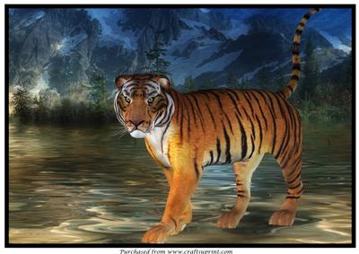 Mountain Tiger A4 - CUP587689_1051 | Craftsuprint