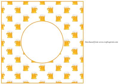 Beer Jars Insert 8x8 - CUP589938_1051 | Craftsuprint