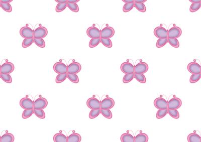 Princess Butterfly Backing Paper - CUP594765_1051 | Craftsuprint