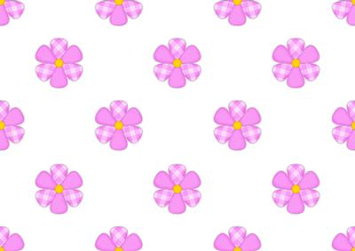 Gingham Flower Pink Backing Paper - CUP616693_1051 | Craftsuprint