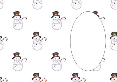 Christmas Snowman Insert 5 - CUP638653_1051 | Craftsuprint