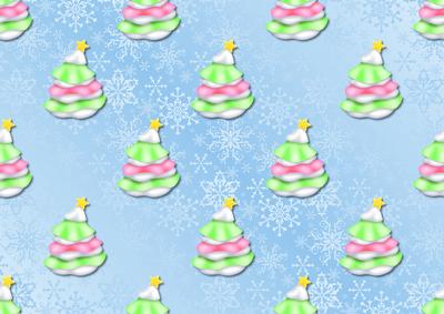 Christmas Tree Pink Green Backing Paper - CUP681367_1051 | Craftsuprint