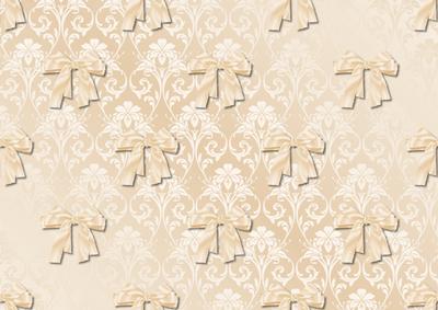 Ivory Bow Backing Paper - CUP681609_1051 | Craftsuprint