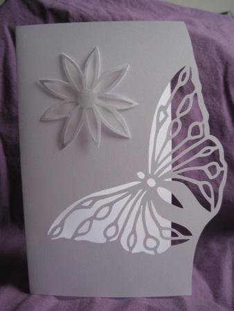 BUTTERFLY OVER THE EDGE CARD - CUP701665_1051 | Craftsuprint