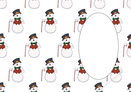 Christmas Snowman Insert 7 - CUP723666_1051 | Craftsuprint