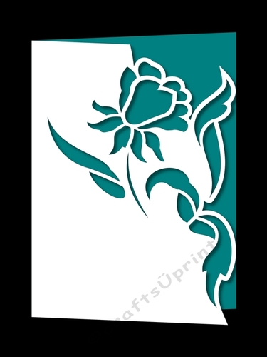 FLORAL OVER THE EDGE 12 - CUP738582_1051 | Craftsuprint