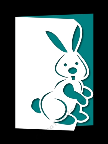 OVER THE EDGE CUTE EASTER BUNNY - CUP765543_1051 | Craftsuprint