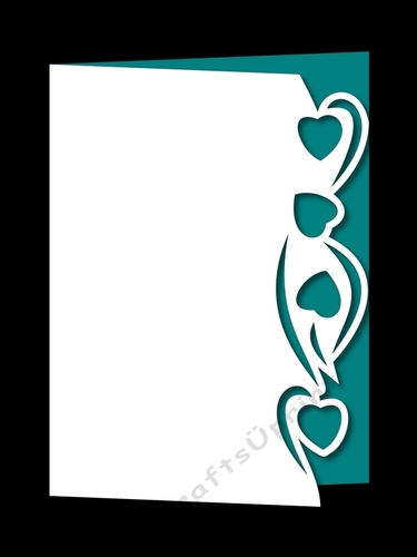 OVER THE EDGE HEART BORDER CARD - CUP767027_1051 | Craftsuprint