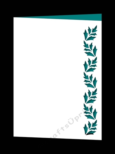 LEAF BORDER CARD - CUP814150_1051 | Craftsuprint