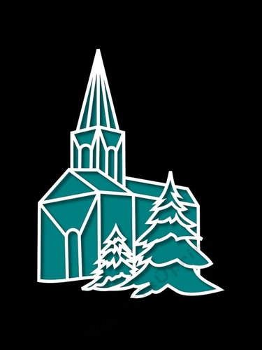CHRISTMAS CHURCH TOPPER - CUP845104_1051 | Craftsuprint
