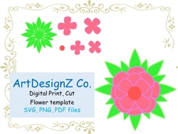 Svg, flower, templates, 3d, petal, cut - Photo by ArtDesignz ArtDesignz