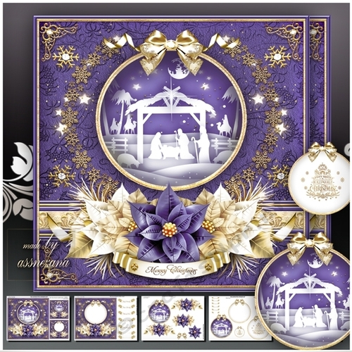 Nativity Scene Card Mini Kit - CUP1017950_1641 | Craftsuprint