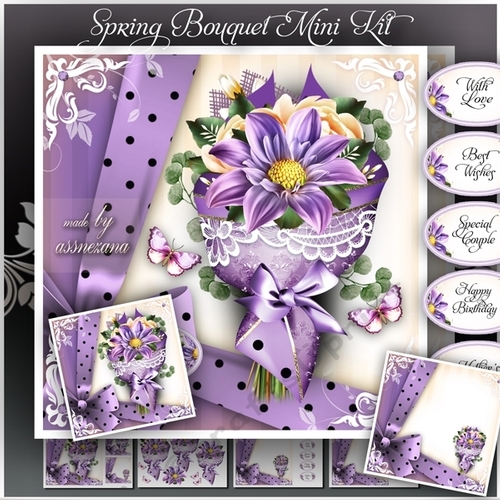 Spring Bouquet Mini Kit - CUP1028867_1641 | Craftsuprint