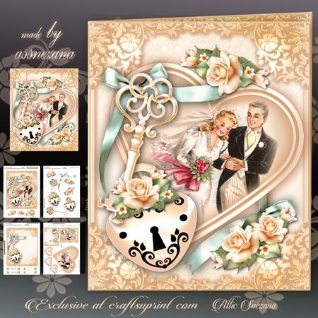 Anniversary Wedding Traditional Card Mini Kit - CUP681252_1641 ...