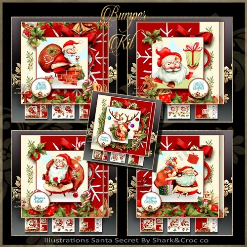 Christmas Cute Bumper Kit - CUP903743_1641 | Craftsuprint