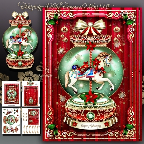 Christmas Globe Carousel Mini Kit - CUP905435_1641 | Craftsuprint
