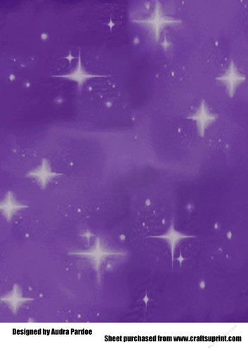 Purple Bling Stars Backing Paper - CUP716563_68461 | Craftsuprint