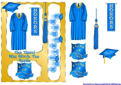 Graduation Boy Blue - CUP229327_913 | Craftsuprint