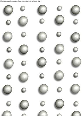Golf Balls Backing Paper - CUP511408_913 | Craftsuprint
