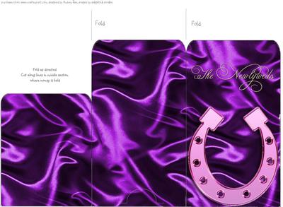 Money Envelope Purple Newlyweds - CUP623614_913 | Craftsuprint