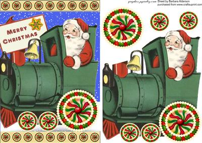 All Aboard! Santa Express - CUP127709_478 | Craftsuprint
