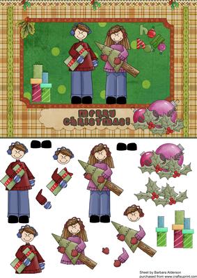 Getting Ready for Christmas - CUP139543_478 | Craftsuprint