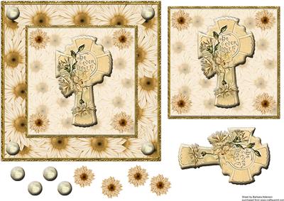 Sepia Cross - CUP407217_478 | Craftsuprint