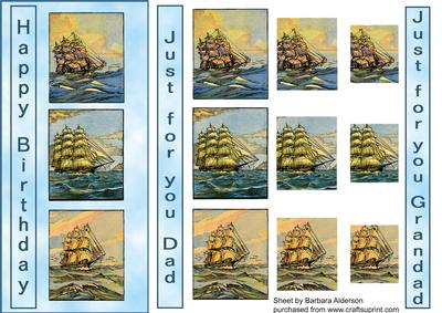 I Saw Three Ships - CUP47562_478 | Craftsuprint