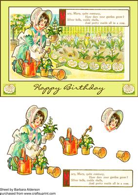 Mary, Mary Quite Contrary - CUP49423_478 | Craftsuprint