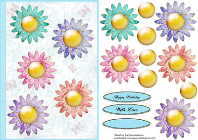 Daisy x 5 - CUP590689_478 | Craftsuprint