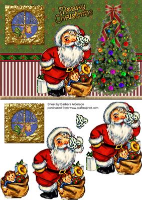 Phew! Hard Work for Santa! - CUP89124_478 | Craftsuprint