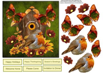 Colors of Fall Topper with Decoupage - CUP551928_1865 | Craftsuprint