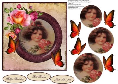 Flower Girl Topper with Pyramid Layers - CUP567915_1865 | Craftsuprint