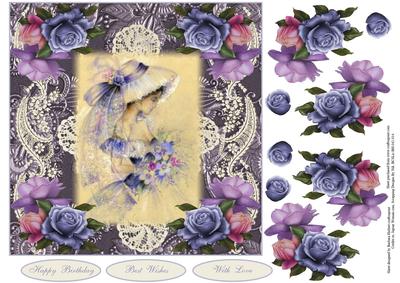 Rose Victorian Topper with Decoupage - CUP617095_1865 | Craftsuprint