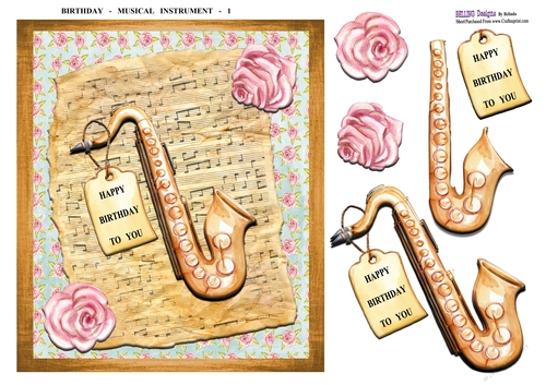 Birthday - Musical Instrument - 1 - CUP777326_16561 | Craftsuprint